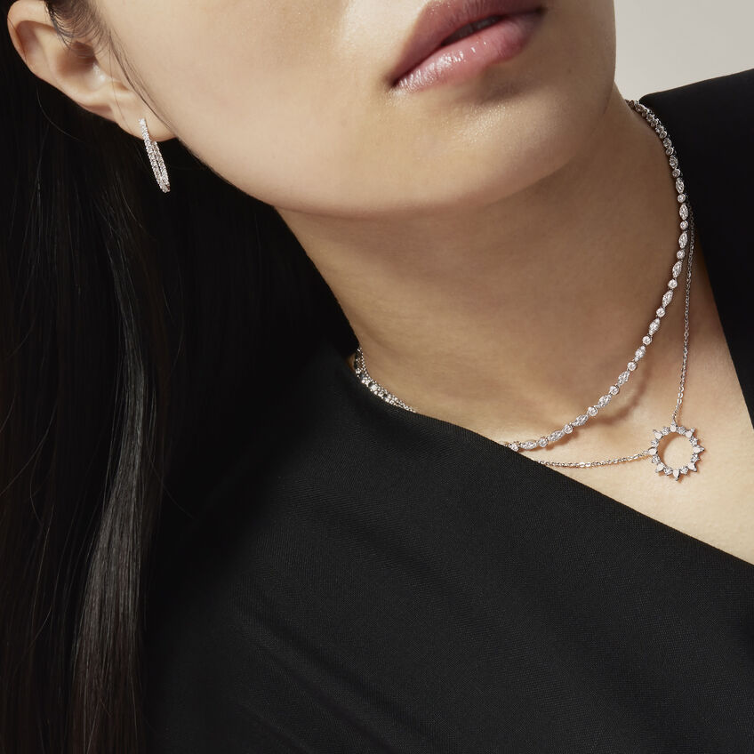 Aerial Eclipse Medium Pendant | Hearts On Fire