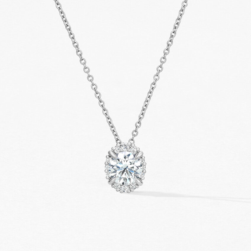 Ellipse Diamond Pendant | Hearts On Fire
